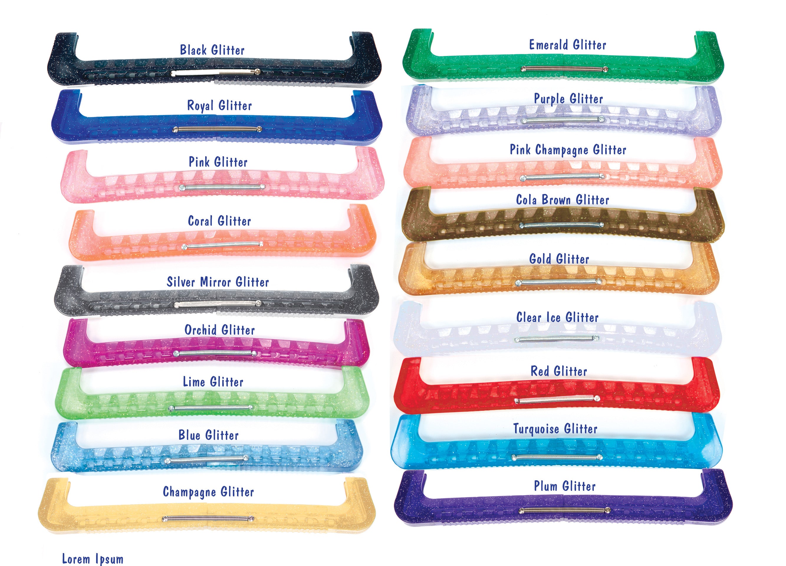 Jerry's Skate Guards - 18 Glitter Colors | Northern Ice and Dance
