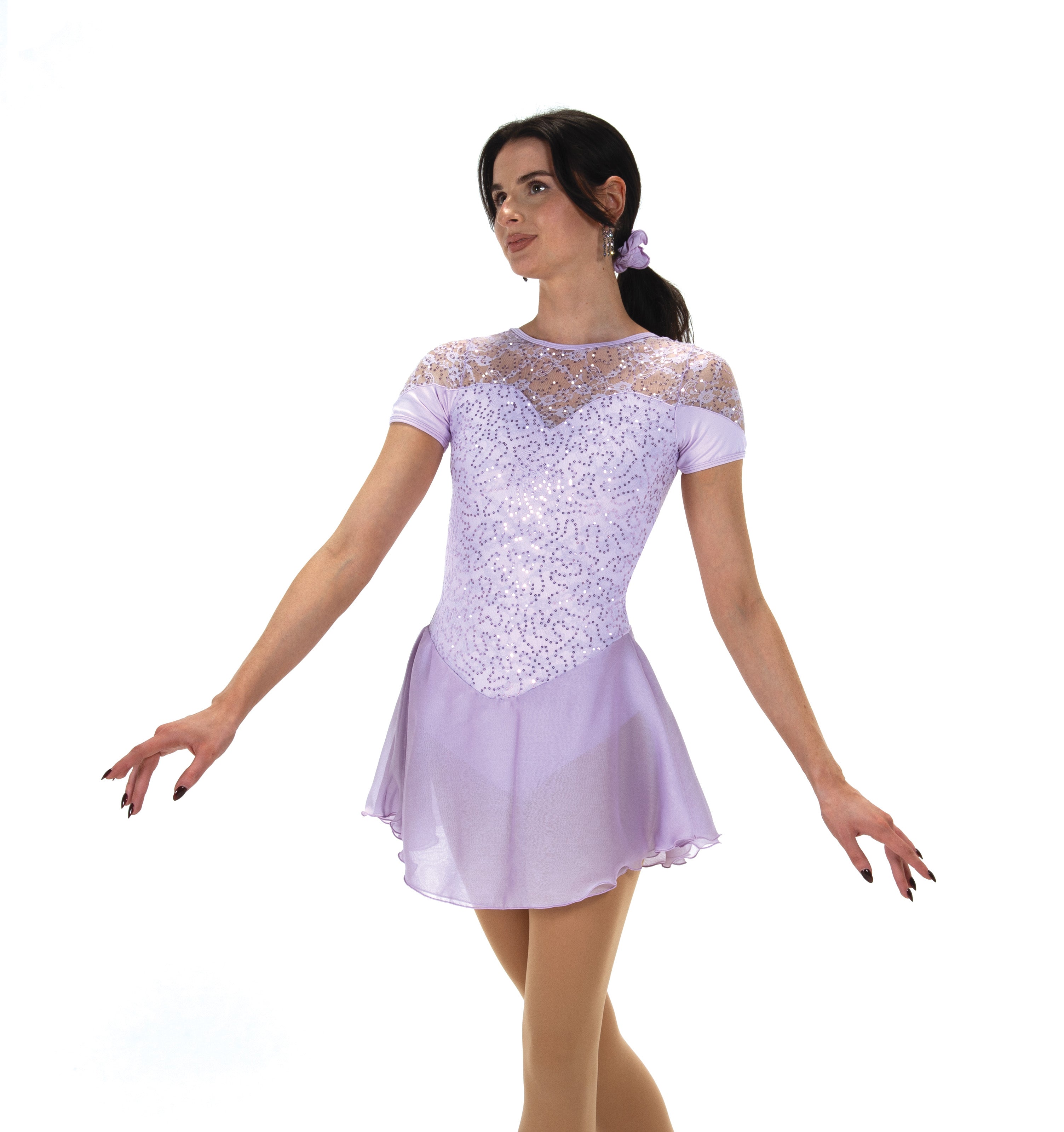 Jerry's Softly Sequins #528 Skating Dress - Light Lilac | Northern Ice ...