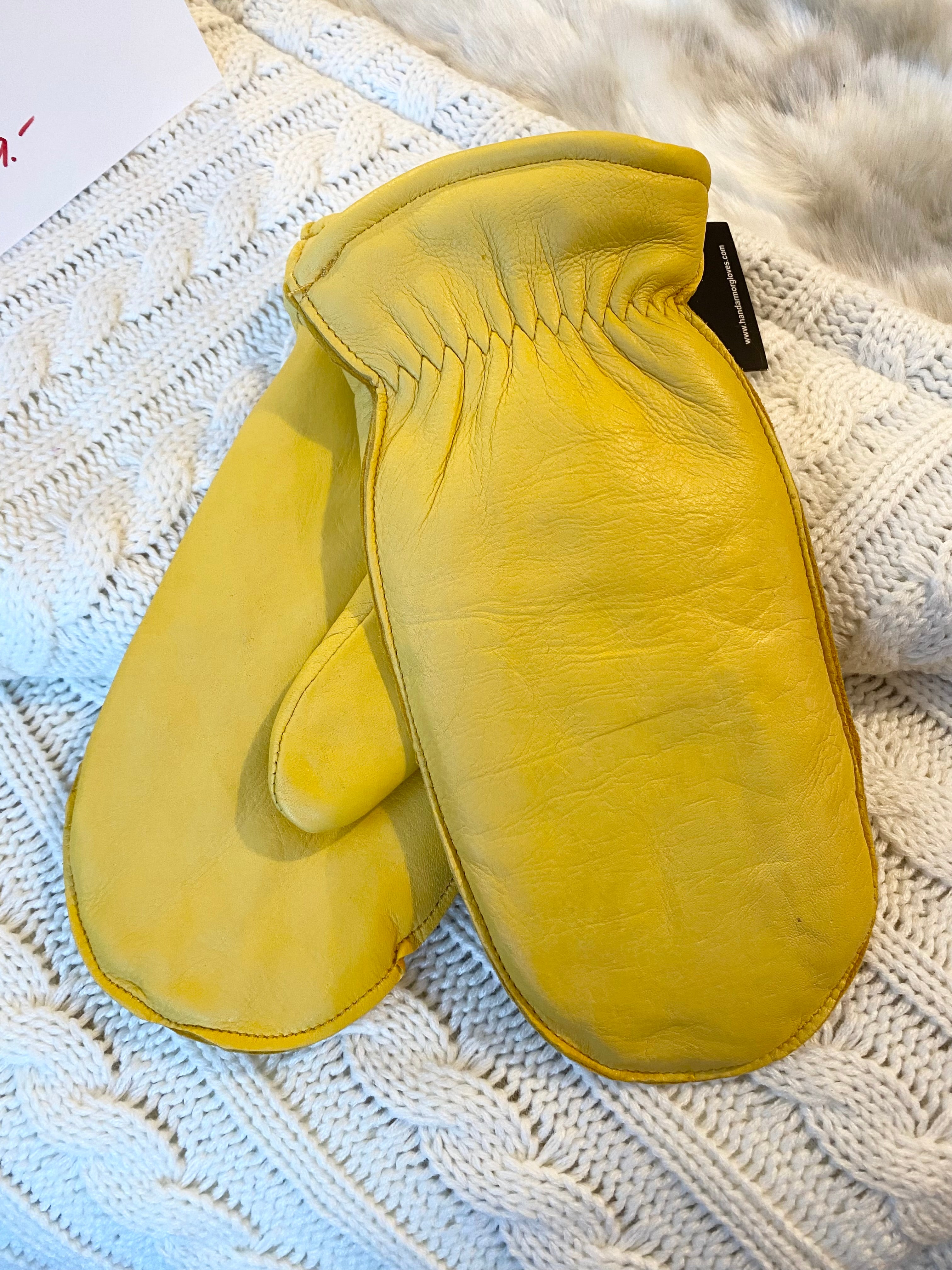 Hand Armor Ready to Ship Deerskin Mittens | Northern Ice and Dance