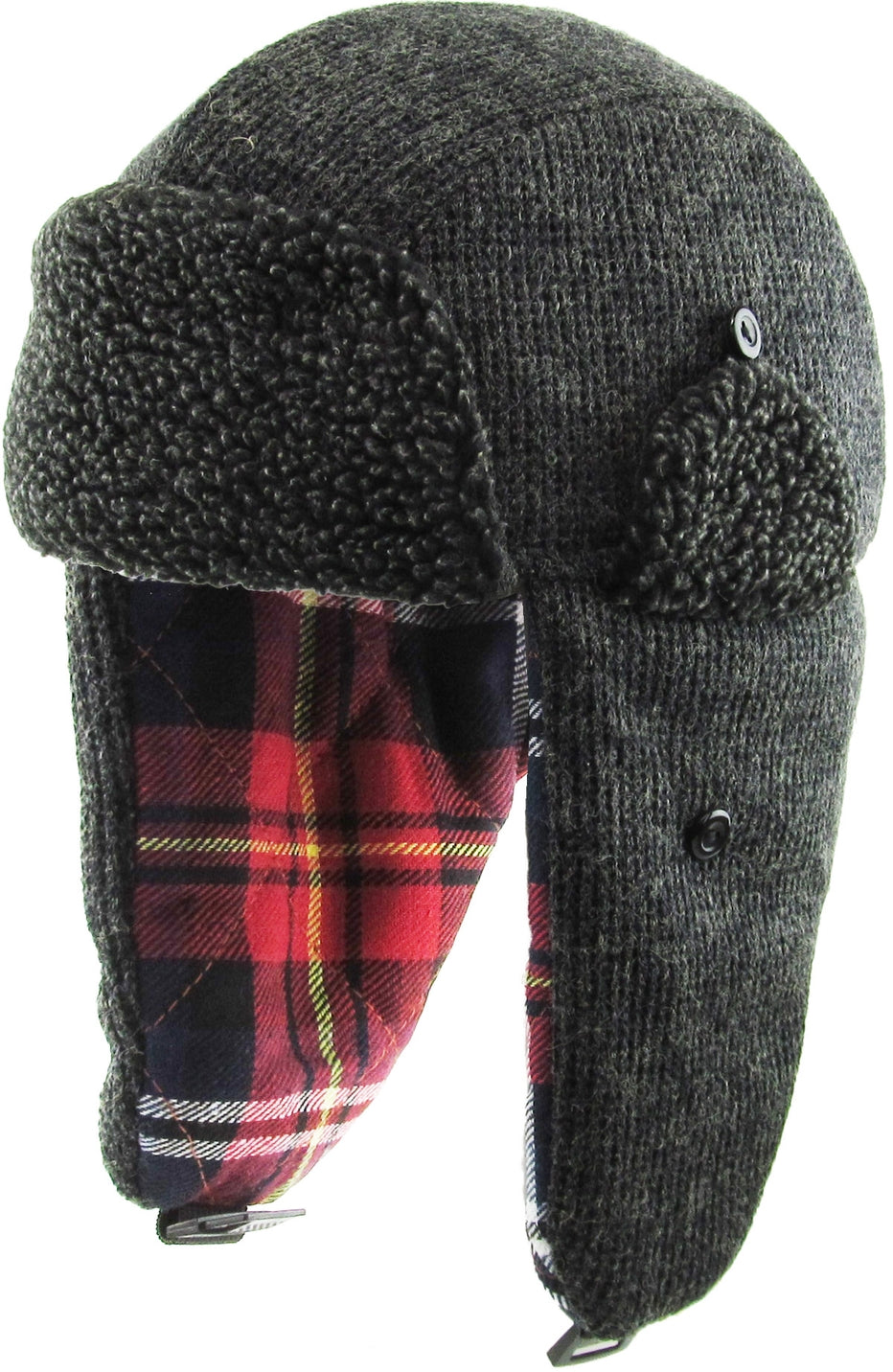 Ready to Ship Dark Grey Trapper Hat | Northern Ice and Dance