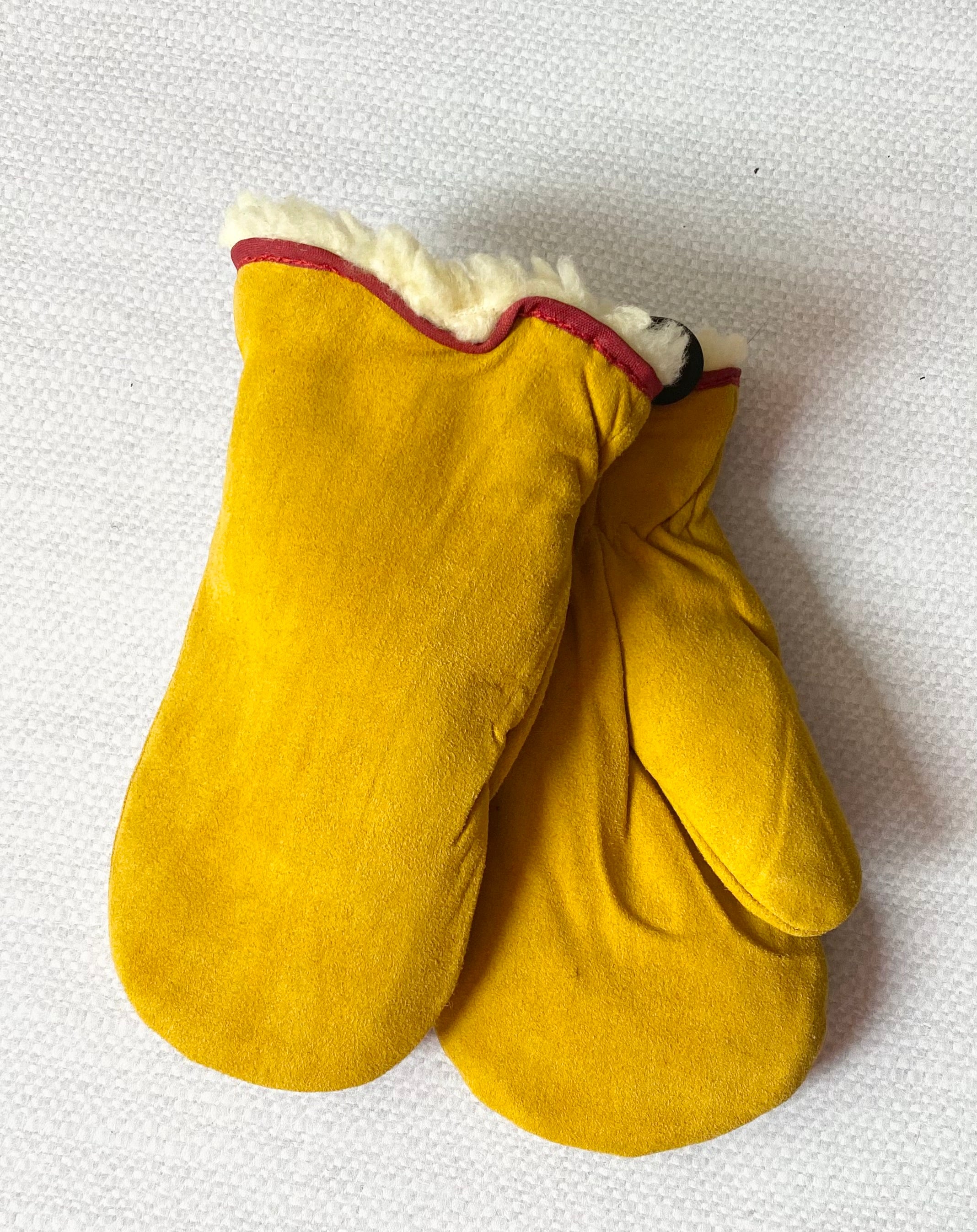 Hand Armor Ready to Ship Deer Suede Kid’s Mittens | Northern Ice and Dance