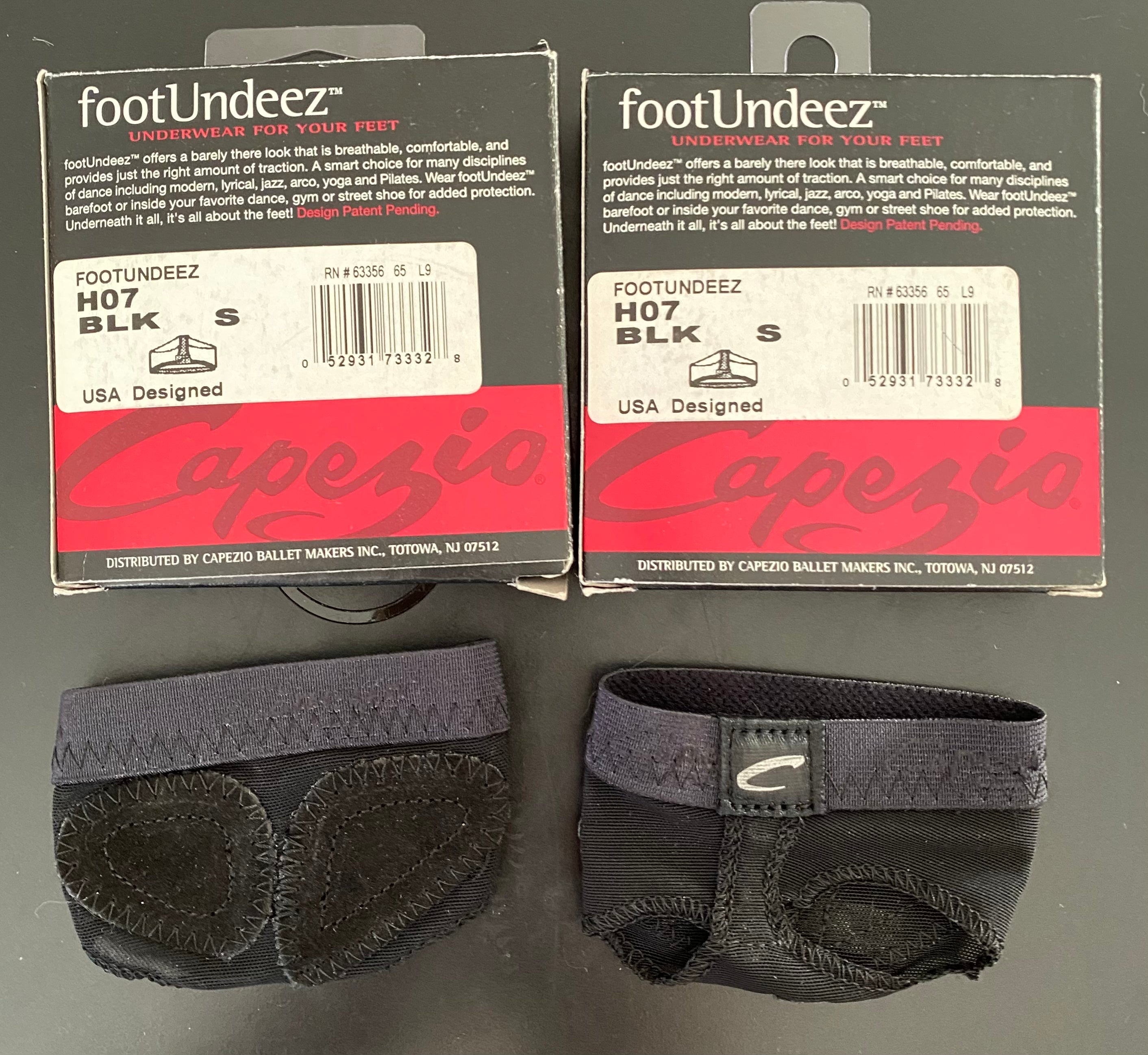 Capezio Ready to Ship Foot Undeez - Black | Northern Ice and Dance