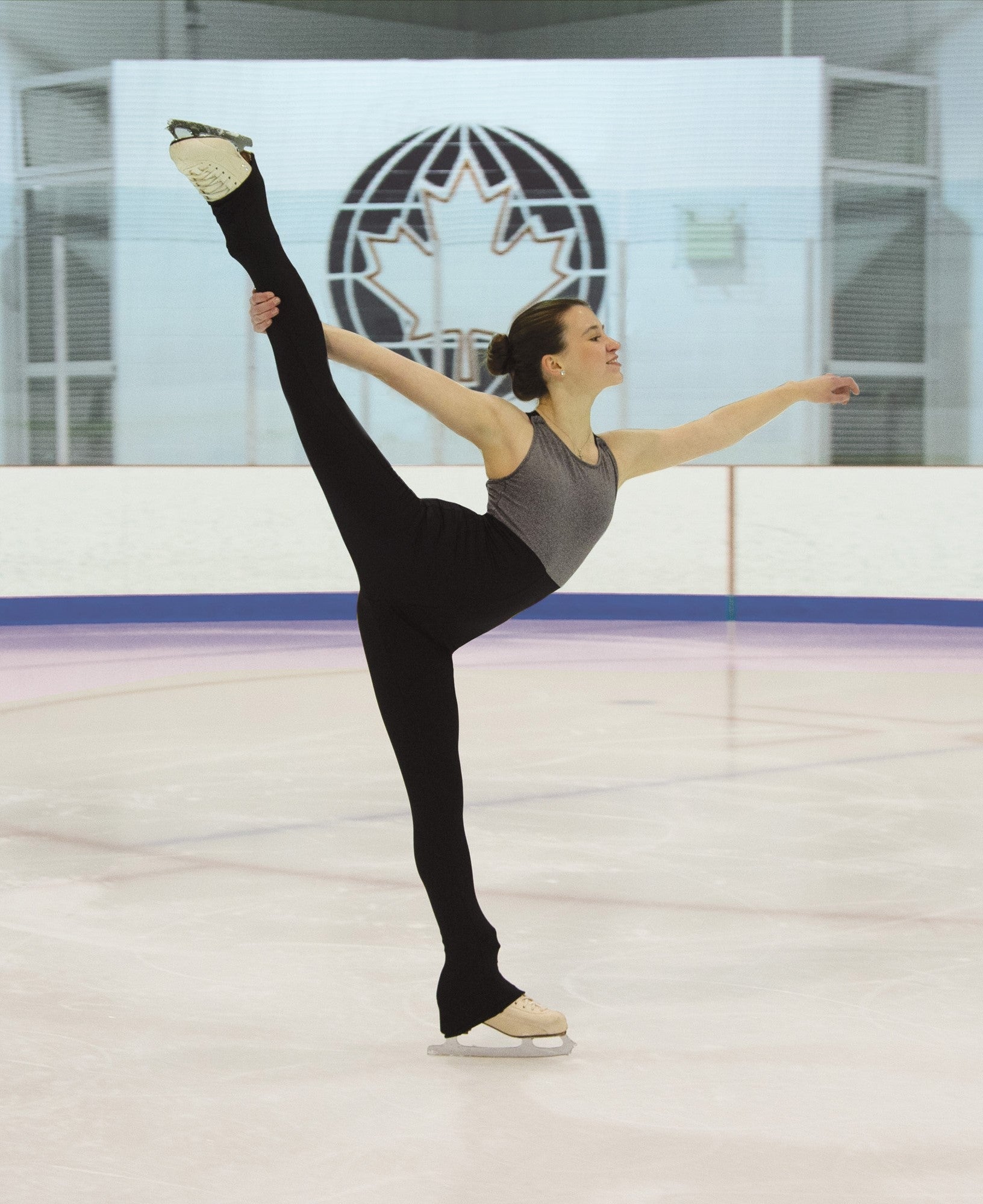 Jerry's Ready to Ship Heather Grey Unitard | Northern Ice and Dance