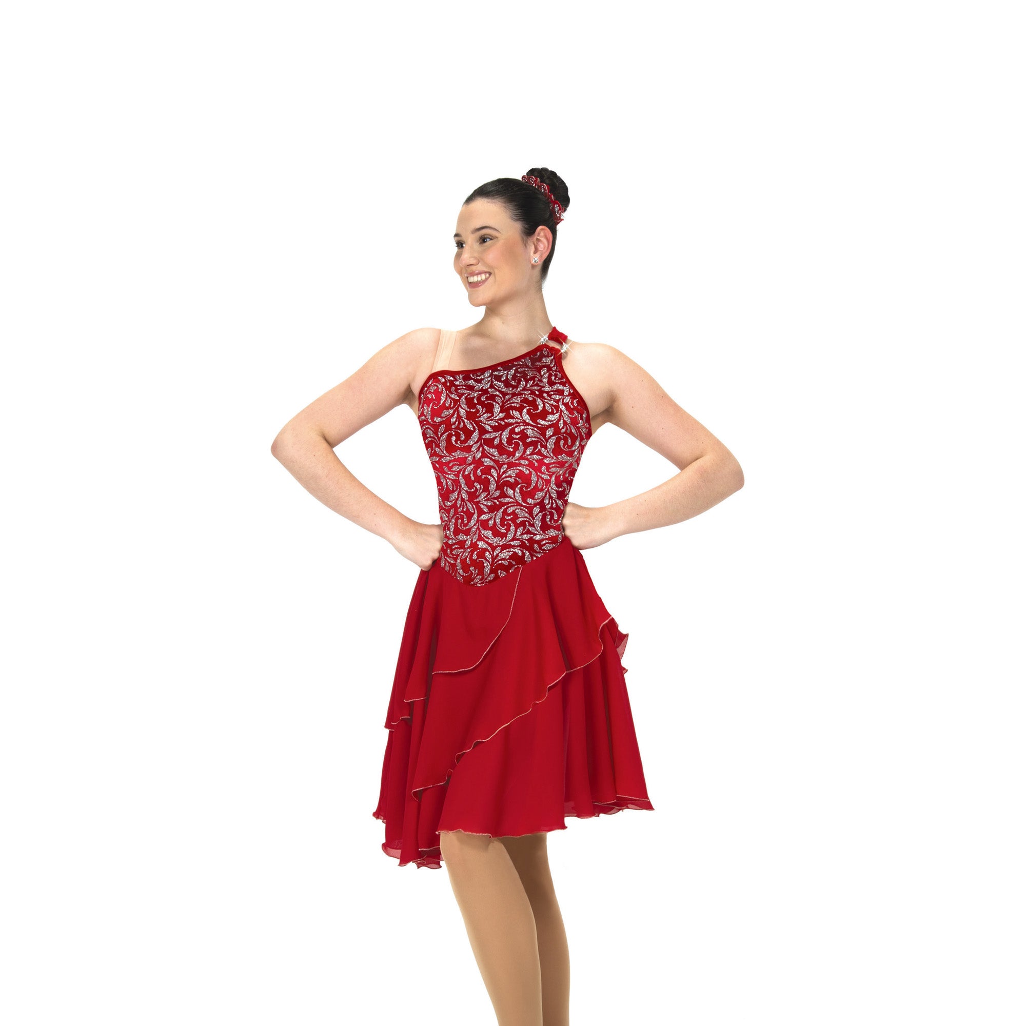 Jerry's Ready to Ship Red Rhumba #577 Dance Skating Dress | Northern ...