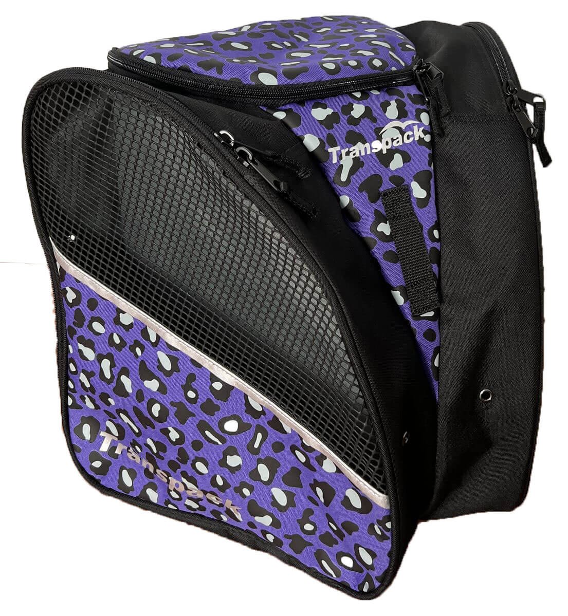 Transpack Ice Skating Bag - Purple Leopard | Northern Ice and Dance