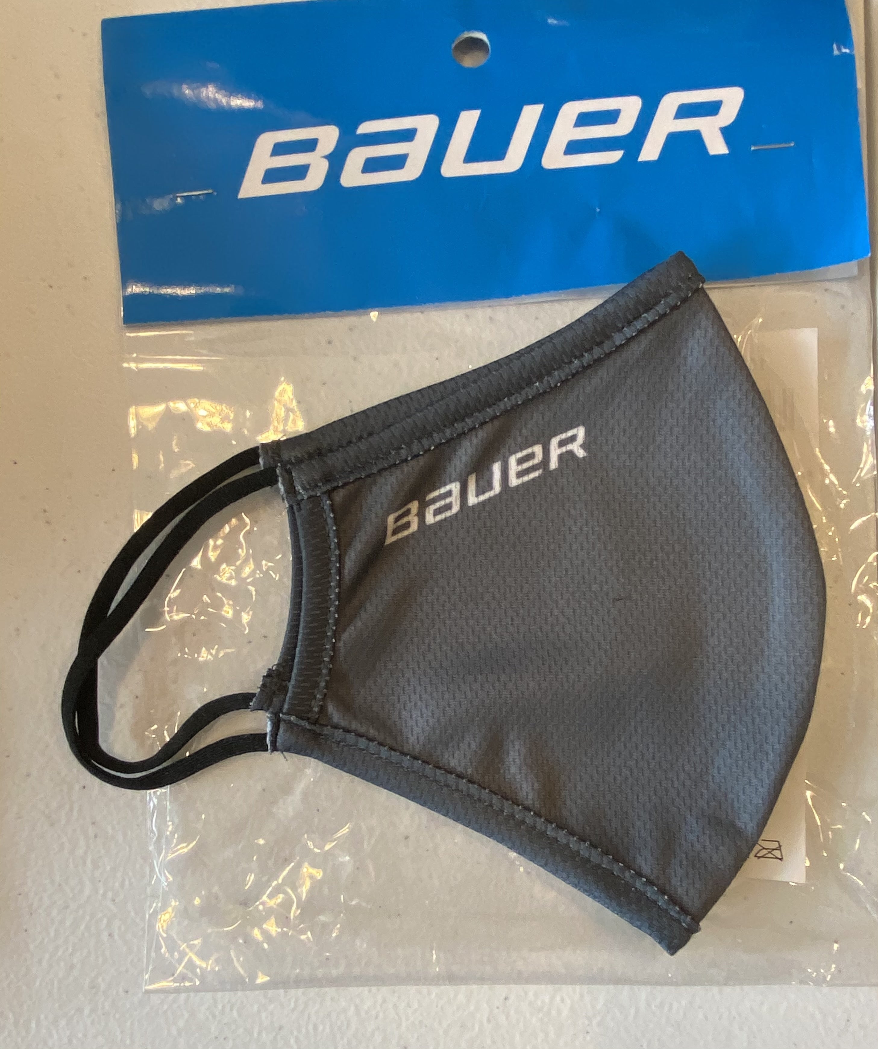 Bauer Ready to Ship Reversible Face Mask - Dark Grey | Northern Ice and ...